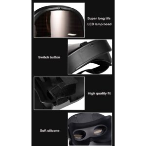 Depointer Life Led Mask with Bluetooth-compatible App Controlled, Customizable Shining Mask