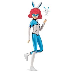 miraculous ladybug and cat noir toys bunnyx fashion doll | articulated 26cm bunnyx doll with accessories kwami | alix superhero bunnyx figurine | bandai dolls range