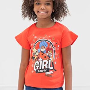 Miraculous Ladybug Cat Noir Rena Rouge Big Girls 3 Pack Graphic T-Shirts Black/Pink/Red 14-16