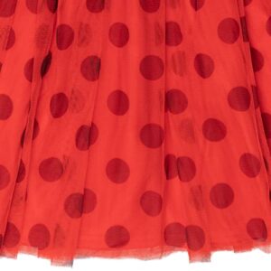 Miraculous Ladybug Big Girls Tulle Dress Black/Red 14-16