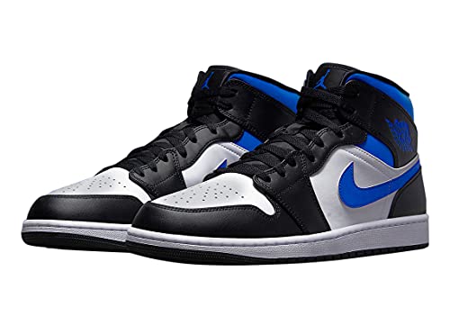 Jordan Mens Air 1 Mid 554724 140 Racer Blue/Black/White - Size 9