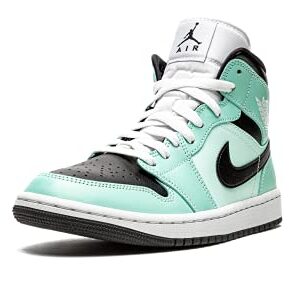 Jordan Womens WMNS Air 1 MID BQ6472 300 Aqua Black - Size 11.5W