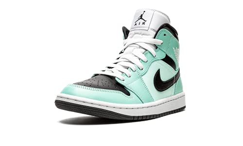 Jordan Womens WMNS Air 1 MID BQ6472 300 Aqua Black - Size 11.5W