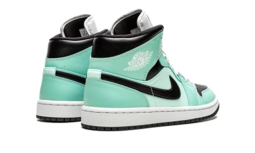 Jordan Womens WMNS Air 1 MID BQ6472 300 Aqua Black - Size 11.5W