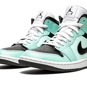 Jordan Womens WMNS Air 1 MID BQ6472 300 Aqua Black - Size 11.5W