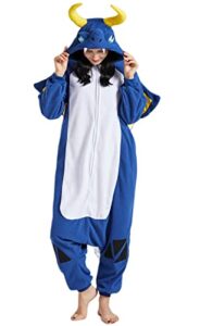 samgu dragon onesie adult halloween christmas animal cosplay costume one piece pajamas for men women medium