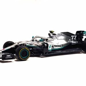 Bburago Mercedes AMG F1 W10 EQ Power F1#77 Valtteri Bottas 2019 1/43 Diecast Model Car 38036