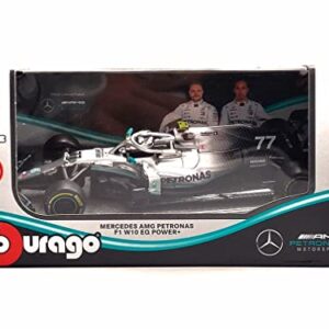 Bburago Mercedes AMG F1 W10 EQ Power F1#77 Valtteri Bottas 2019 1/43 Diecast Model Car 38036