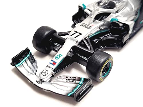 Bburago Mercedes AMG F1 W10 EQ Power F1#77 Valtteri Bottas 2019 1/43 Diecast Model Car 38036