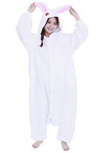 sazac fluffy rabbit kigurumi - onesie jumpsuit halloween costume