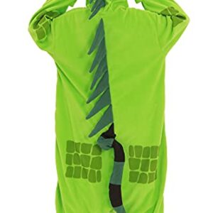 SAZAC Green Iguana Kigurumi - Onesie Jumpsuit Halloween Costume