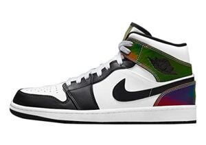 jordan mens air jordan 1 mid se dm7802 100 heat reactive - size 11 white/black