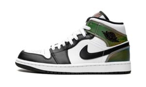 jordan mens air jordan 1 mid se dm7802 100 heat reactive - size 8 white/black