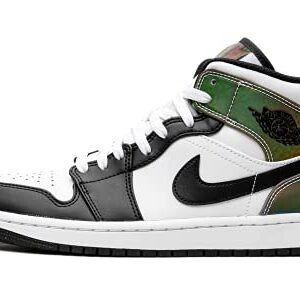 Jordan Mens Air Jordan 1 Mid SE DM7802 100 Heat Reactive - Size 8 White/Black