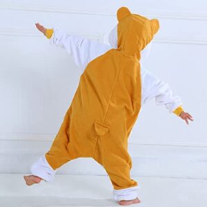 seewavom Unisex Child Plush Onesie One Piece Animal Costume Plush Kigurumi Cosplay Costume Halloween Christmas