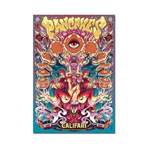 califari pancakes a vivid strain art wall poster, decor for the home, dorm, dispensary, smoke shop or office x 19 poster