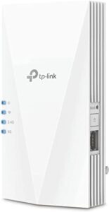 tp-link ax1500 wifi extender internet booster(re500x), wifi 6 range extender covers up to 1500 sq.ft and 25 devices,dual band, ap mode w/gigabit port, app setup, onemesh compatible