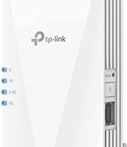 TP-Link AX1500 WiFi Extender Internet Booster(RE500X), WiFi 6 Range Extender Covers up to 1500 sq.ft and 25 Devices,Dual Band, AP Mode w/Gigabit Port, APP Setup, OneMesh Compatible