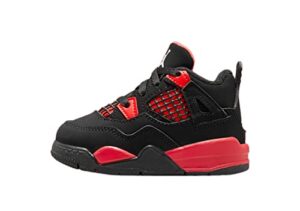 jordan toddler air 4 retro td bq7670 016 red thunder - size 4c