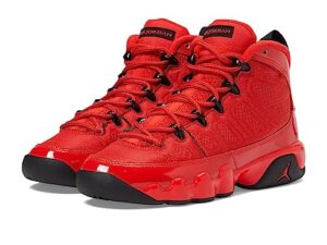 jordan air jordan 9 retro (big kid) chile red/black 5.5 big kid m