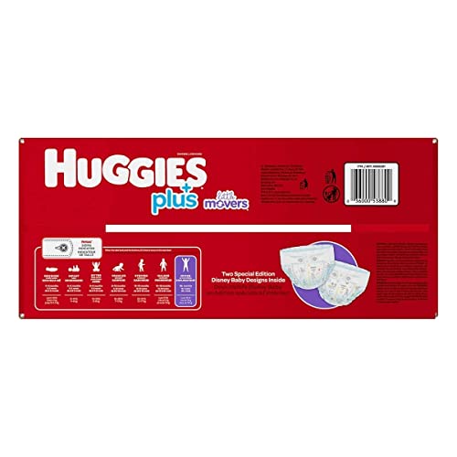 Huggies Little Movers Plus Diapers, Size 6 (116-Count)