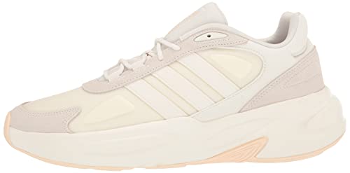 adidas Women's Ozelle Running Shoe, Cloud White/Cloud White/FTWR White, 6