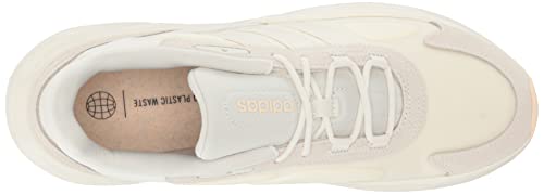 adidas Women's Ozelle Running Shoe, Cloud White/Cloud White/FTWR White, 6