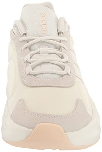 adidas Women's Ozelle Running Shoe, Cloud White/Cloud White/FTWR White, 6