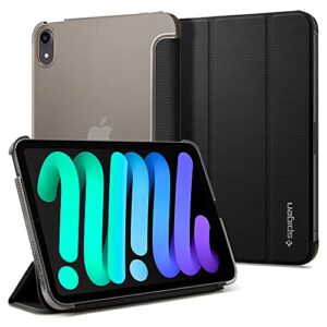 spigen liquid air folio designed for ipad mini 6 case/ipad mini 6th generation case 8.3 inch (2021) - black