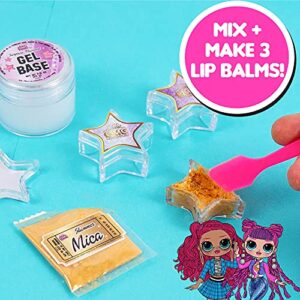 L.O.L. Surprise! O.M.G. 2-in-1 Lip & Nail Studio by Horizon Group USA, Double Feature Series, DIY Beauty Kit for Kids, Create 3 L.O.L. Surprise Lip Balms, Design & Decorate Trendy Nail Art