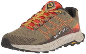 merrell men's moab flight hiking shoe, herb, 8.5