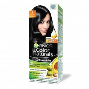 garnier color naturals creme riche hair dye halal (black)