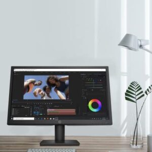 HP V223ve FHD Monitor, 1080p VA Display,75Hz Refresh Rate, 21.5-inch Computer Screen,TÜV certified Low Blue Light Mode, Ergonomic Tilt,3000:1 Contrast Ratio,HDMI & VGA Ports,VESA Mounting (2021),Black