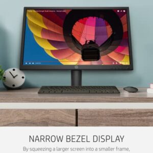 HP V223ve FHD Monitor, 1080p VA Display,75Hz Refresh Rate, 21.5-inch Computer Screen,TÜV certified Low Blue Light Mode, Ergonomic Tilt,3000:1 Contrast Ratio,HDMI & VGA Ports,VESA Mounting (2021),Black