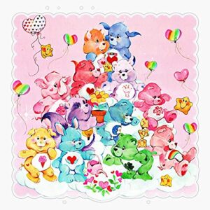 care bear, care bear cousins, retro 80s cartoon cute bumper sticker window vinyl decal 5'', (kris-retro-stickers-269)