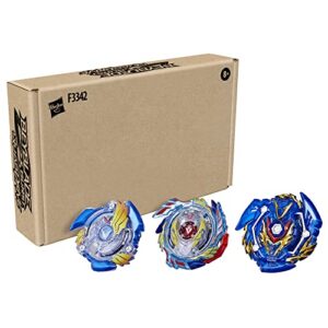 BEYBLADE Burst Evolution Trio Valtryek 3-Pack - Genesis Valtryek V3, Sword Valtryek V5, Valtryek V2 Attack-Type Battling Game Top Toys (Amazon Exclusive)