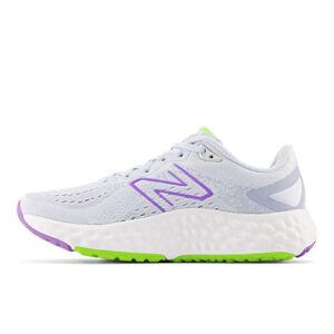 New Balance Women's Fresh Foam EVOZ V2 Running Shoe, Starlight/Light Arctic Grey/Electric Purple, 10 Wide