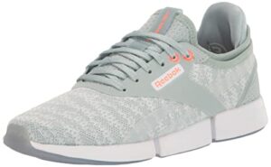 reebok women's dailyfit dmx 2.5 walking shoe, seaside grey/white, 8.5