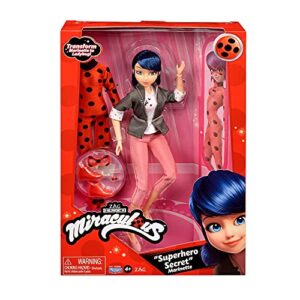 Miraculous Cat Ladybug Superhero Secret Marinette with Ladybug Fashion Outfit by Playmates Toys