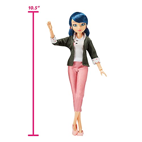 Miraculous Cat Ladybug Superhero Secret Marinette with Ladybug Fashion Outfit by Playmates Toys