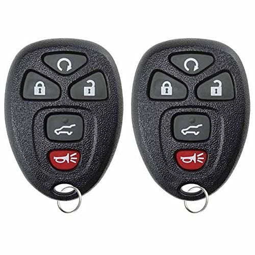 2X KeylessOption Remote Key Fob for GM (15913415, 25839476, OUC60270)