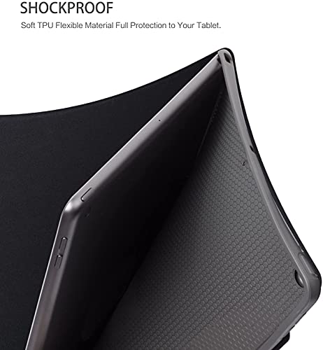 Case for New iPad Mini 6 2021 (6th Generation), Multi-Angle View Adjustable Stand Auto Wake/Slee for iPad Mini 6th Gen 8.3 Inch ,Yellow Gray Sunflower Bubble