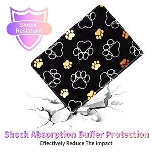 Case for New iPad Mini 6 2021 (6th Generation), Multi-Angle View Adjustable Stand Auto Wake/Slee for iPad Mini 6th Gen 8.3 Inch,Cute Dog Paw Prints