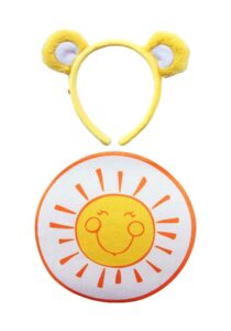 care bears funshine bear headband ears and patch kit standard