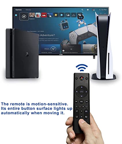 PS5 Accessories Remote for Playstation 5 & Playstation 4 Console, PS5/PS4 Media Remote Control with Bluetooth Enabled, PS4PS5Remote