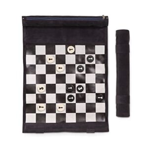 bey-berk frankie roll-up chess set