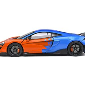 Solido S1804503 1:18 McLaren 600LT F1 Team Tribute Livery 2019 Collectible Miniature car, Multi