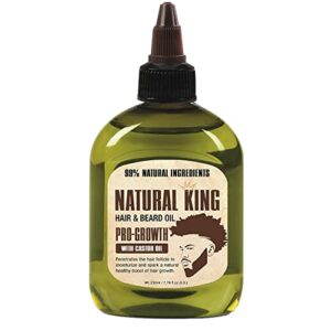 sfc natural king pro-growth castor hair & beard oil 7.1 oz