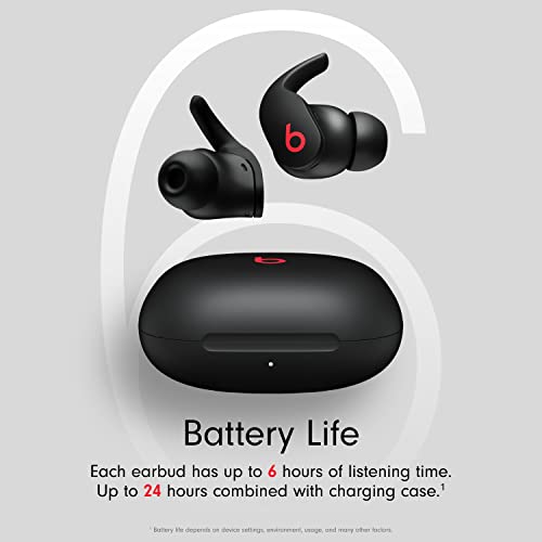 Beats Fit Pro – True Wireless Noise Cancelling Earbuds – Apple H1 Headphone Chip, Compatible with Apple & Android, Class 1 Bluetooth®, Built-in Microphone, 6 Hours of Listening Time – Beats Black