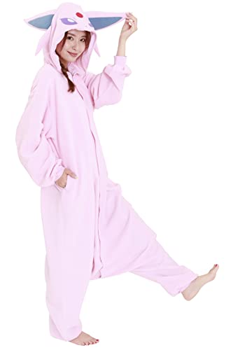 SAZAC Kigurumi - Pokemon - Espeon - Onesie Jumpsuit Halloween Costume